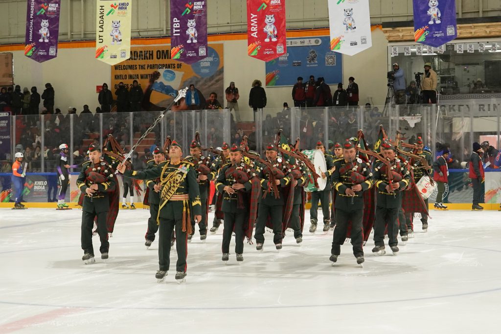 Sixth Edition of Khelo India Winter Games 2026 starts at NDS Stadium ...