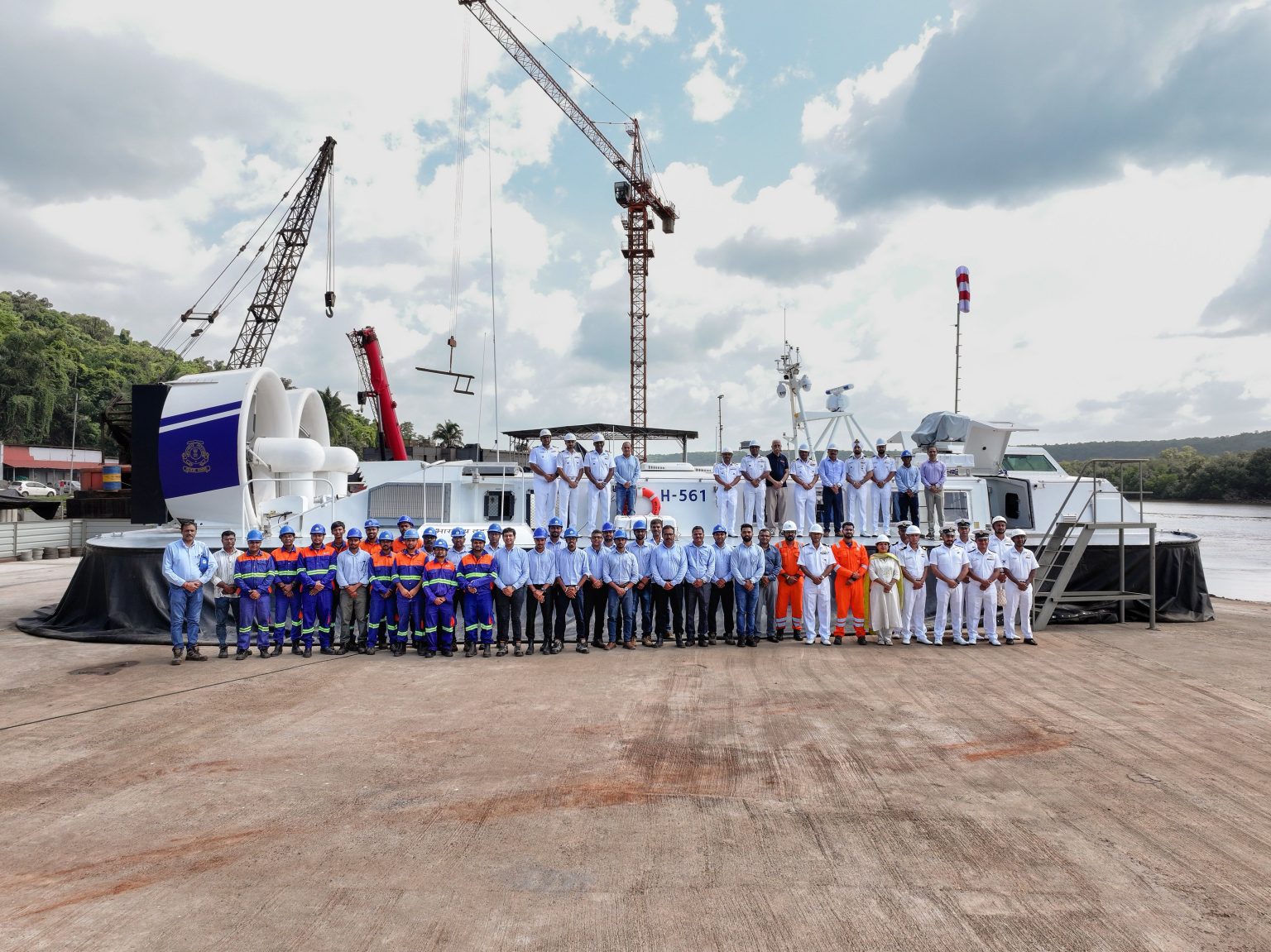 First indigenous Air Cushion Vehicle inducted into Indian Coast Guard ...